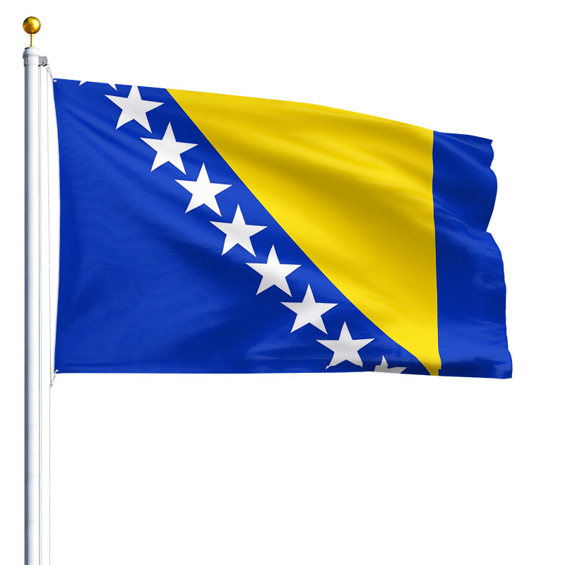 6' x 10' Bosnia & Herzegovina - Nylon – Eder Flag